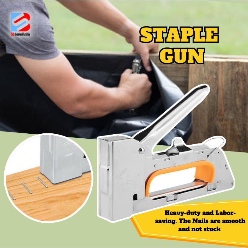 Staple Gun Tacker Heavy Duty Stapler Nail Gun Heavy Duty Staple Gun ...