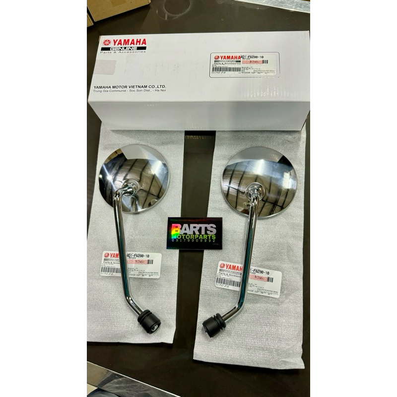 Original Yamaha Classic / Chrome Sidemirror for Fazzio, Fino, Basta ...