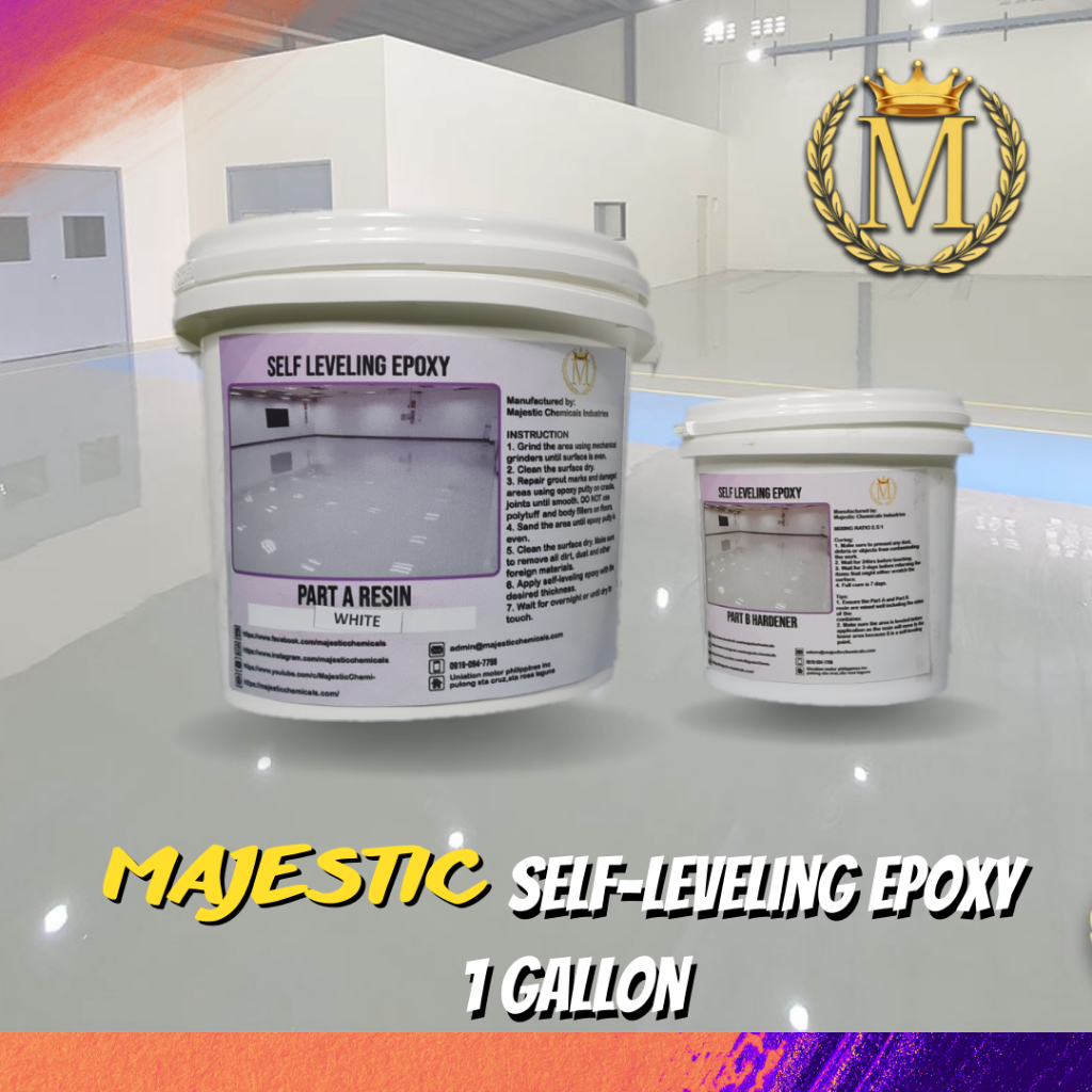 3.5 Liters MAJESTIC Self Leveling Epoxy Resin | Shopee Philippines