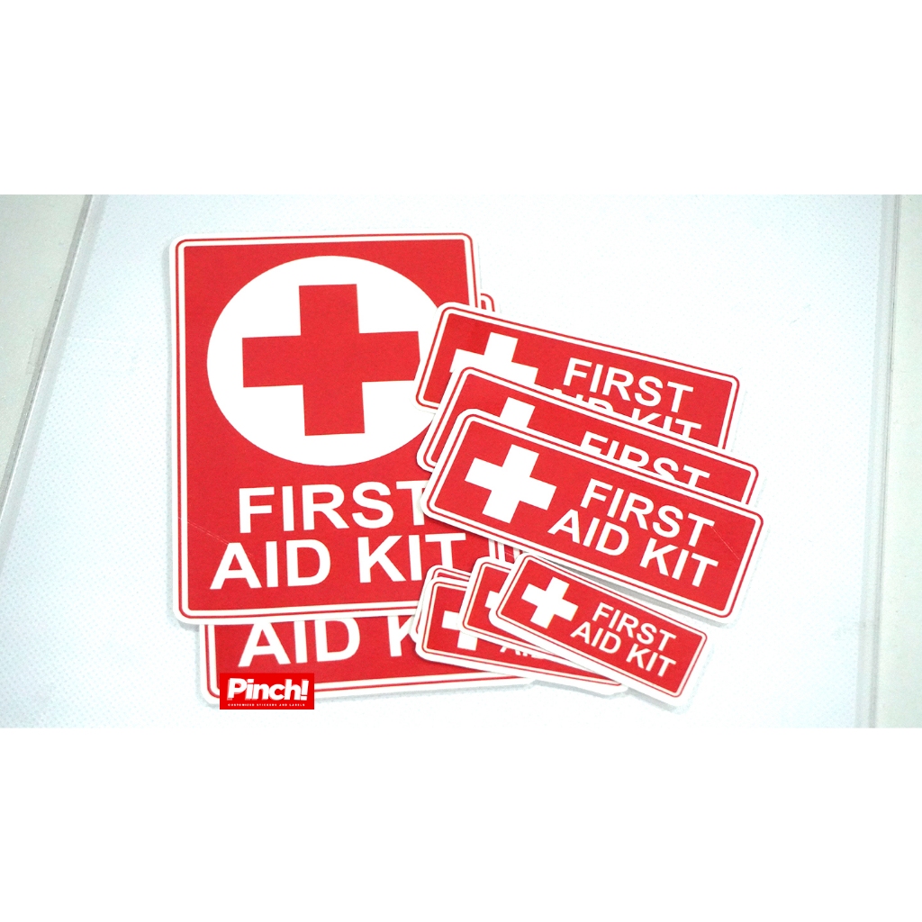 Pinch Sticker - First Aid Kit Stickers 4pcs | Shopee Philippines