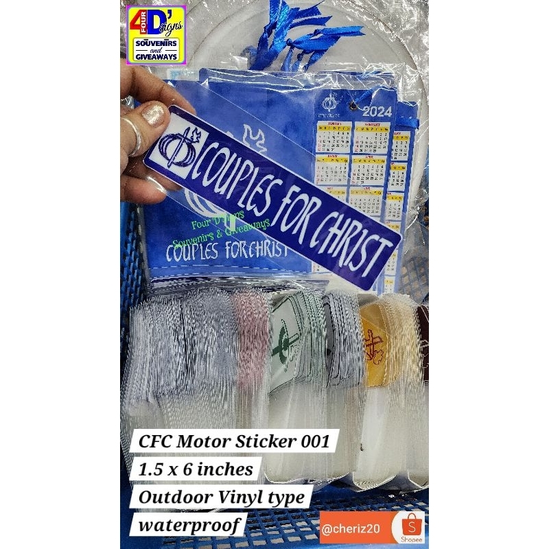 CFC Motor Stickers (Outdoor Vinyl waterpoof) | Shopee Philippines