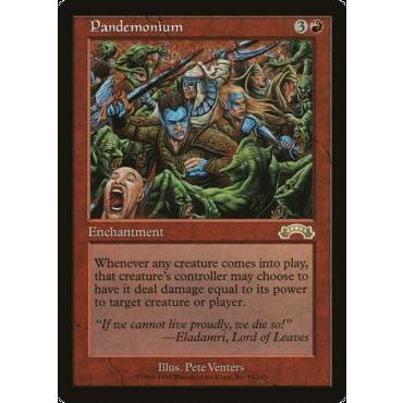 Pandemonium - Exodus Rare Red Magic the Gathering mtg | Shopee Philippines
