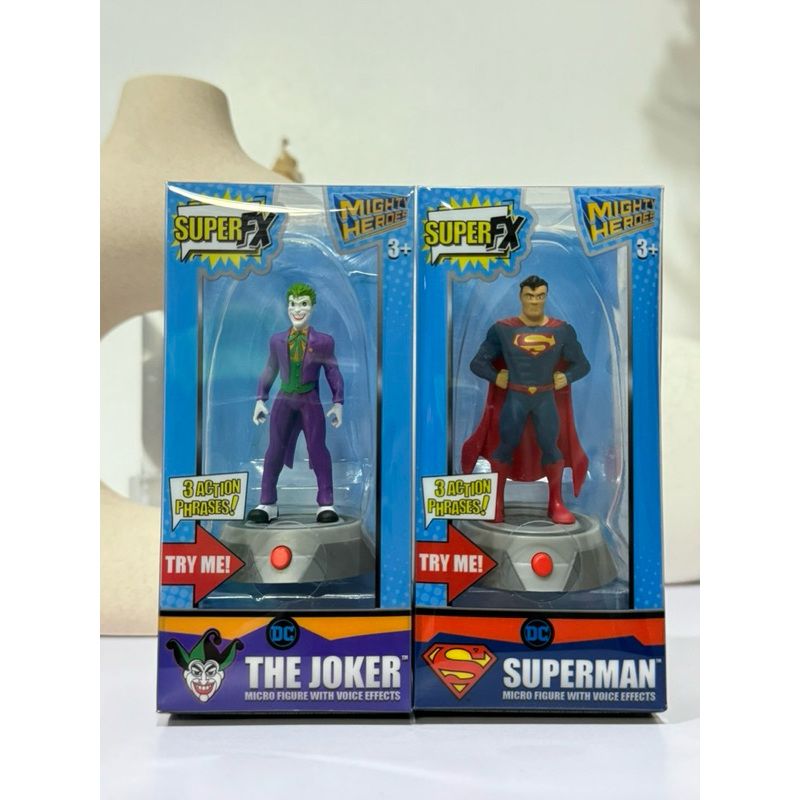 DC Super FX Mighty Heroes 3” Voice Talking Figures - Joker, Superman ...