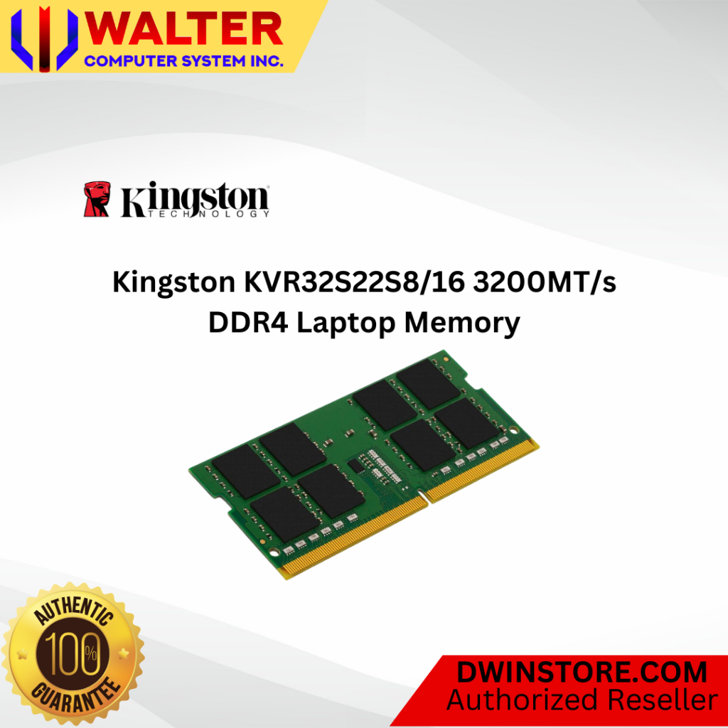 Kingston KVR32S22S8/16 3200MT/s DDR4 Laptop Memory | Shopee Philippines