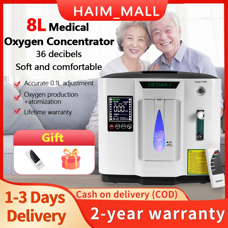 Home 8L Medical Oxygen Concentrator Vehicle Small Portable oxygen portable machine | Shopee ...