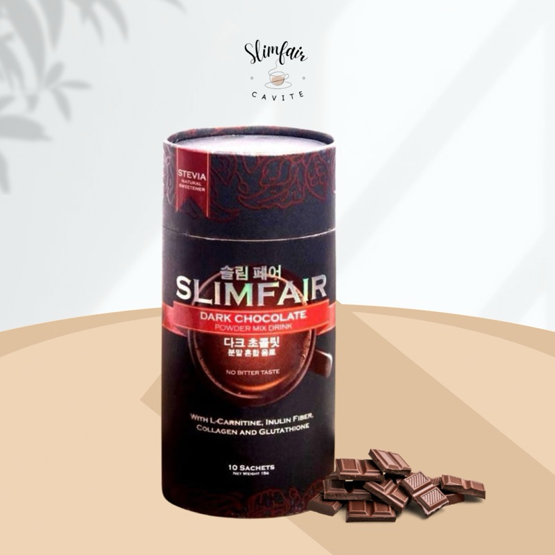 Korean Slimfair Dark Choco Chocolate 1 Cannister | Shopee Philippines