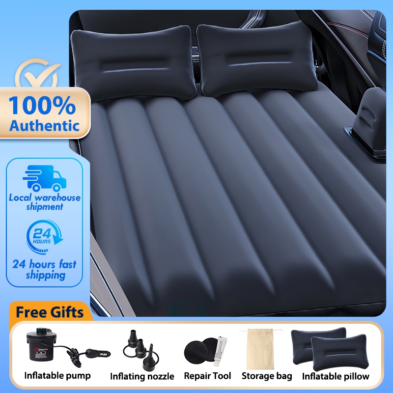 Car Inflatable Bed With Air Pump Car Air Mattress Inflatable Air-filled ...