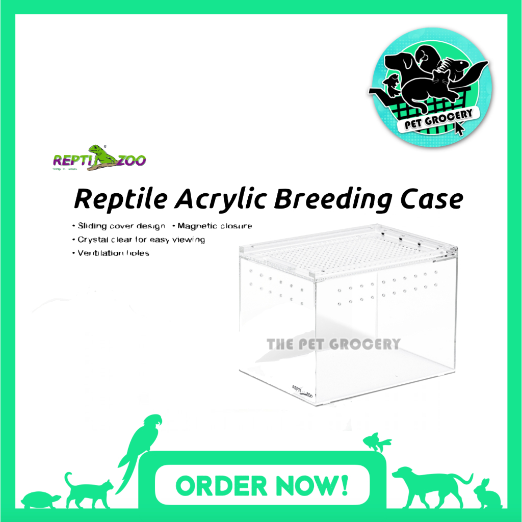 REPTIZOO CRYSTAL ACRYLIC CASE FOR REPTILES/INVERTEBRATES | Shopee ...