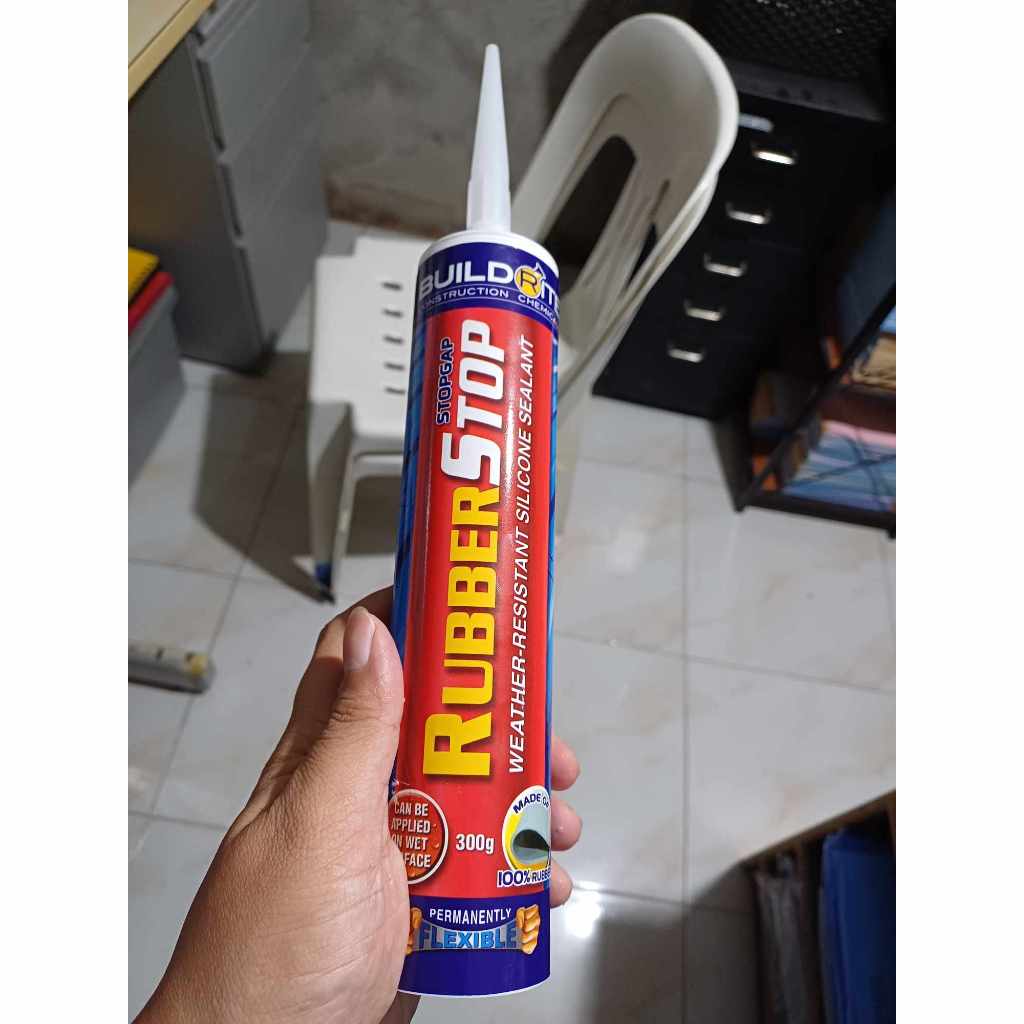 Buildrite 300g Rubber stop Flexible Rubber Sealant | Shopee Philippines