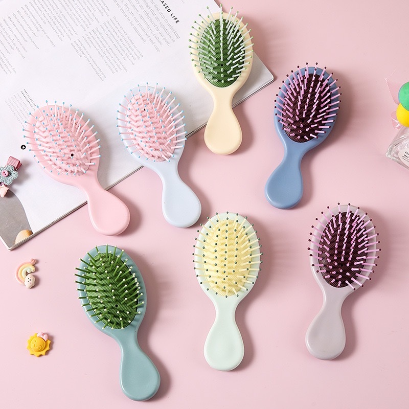 GIVA Small Detangler Brush Soft Bristle Hair Brush Air Bag Comb ...