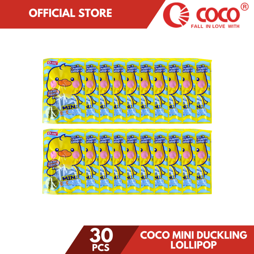 COCO Mini Duckling Lollipop 30's | Shopee Philippines
