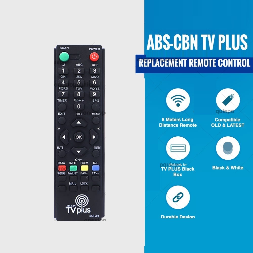 gdplus Remote control ABS-CBN Tv-Plus Remote | Shopee Philippines