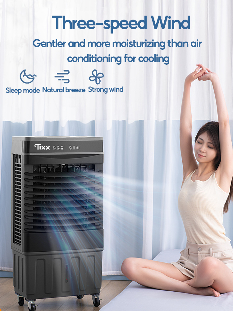 Tixx Air Cooler Fan Air Conditioner with Remote Control/Button 50L/40L ...