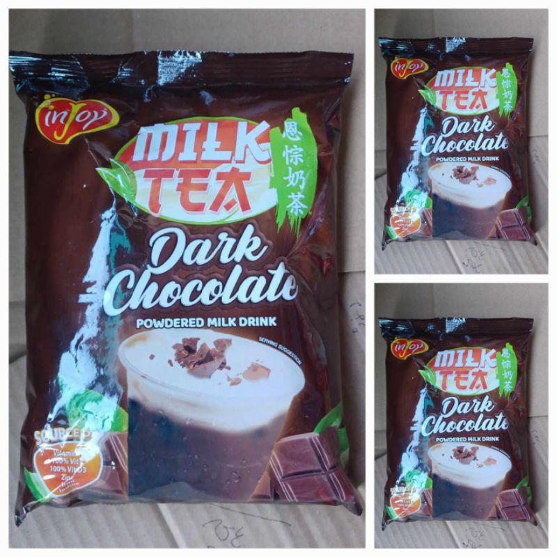 INJOY MILK TEA | DARK CHOCOLATE | POWDERED MILK DRINK | 500 GRAMS ...