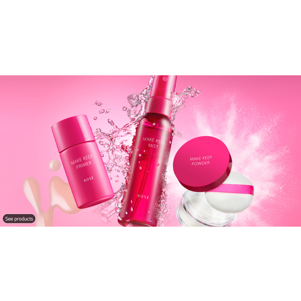 Kose Make Keep (Mist, Powder, Primer) | Shopee Philippines