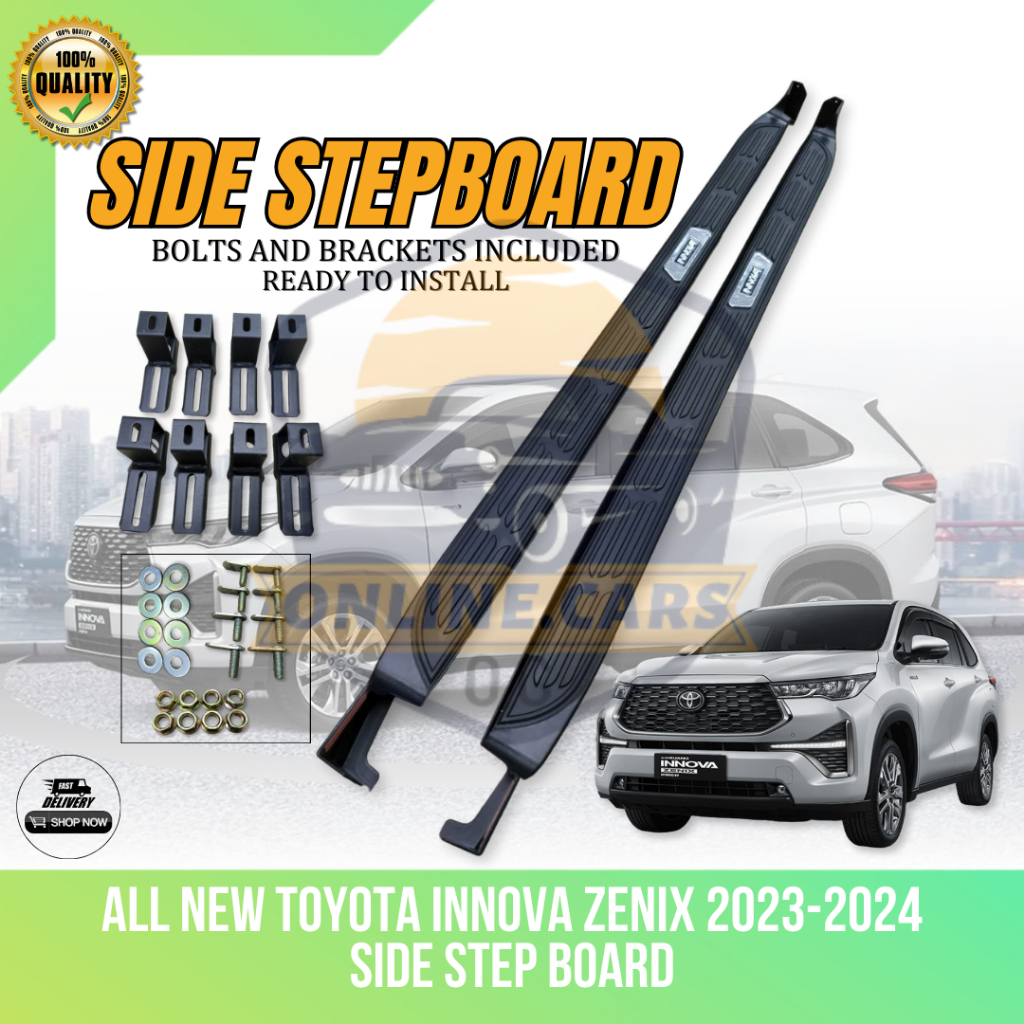 OC ALL NEW TOYOTA INNOVA ZENIX 2023-2024 SIDE STEP BOARD (10630 ...
