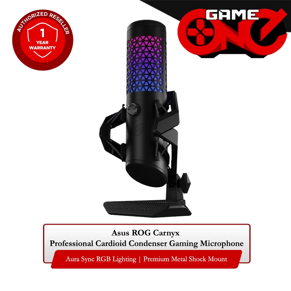 Asus ROG Carnyx Professional Cardioid RGB Condenser Gaming Microphone ...