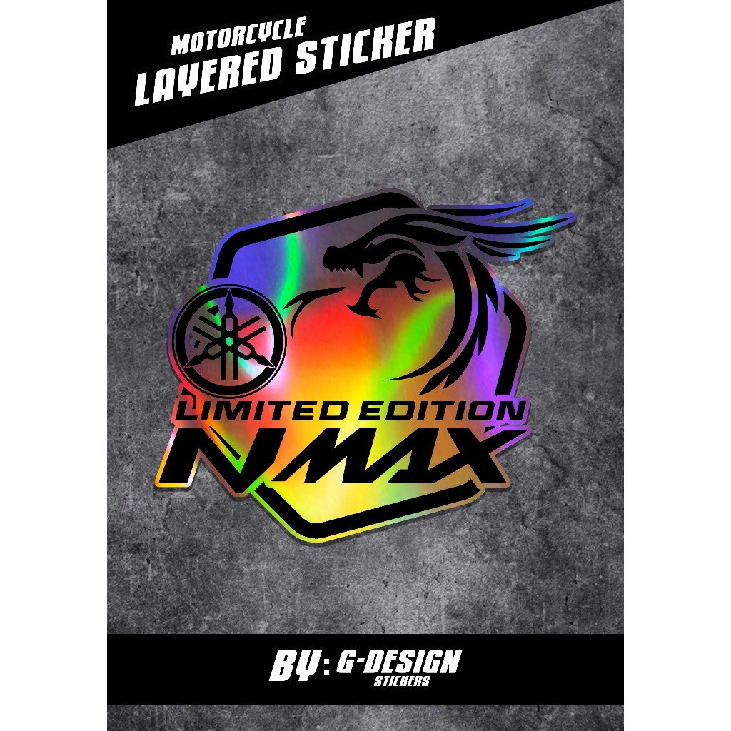 YAMAHA NMAX LOGO STICKER, LIMITED EDITION | Shopee Philippines