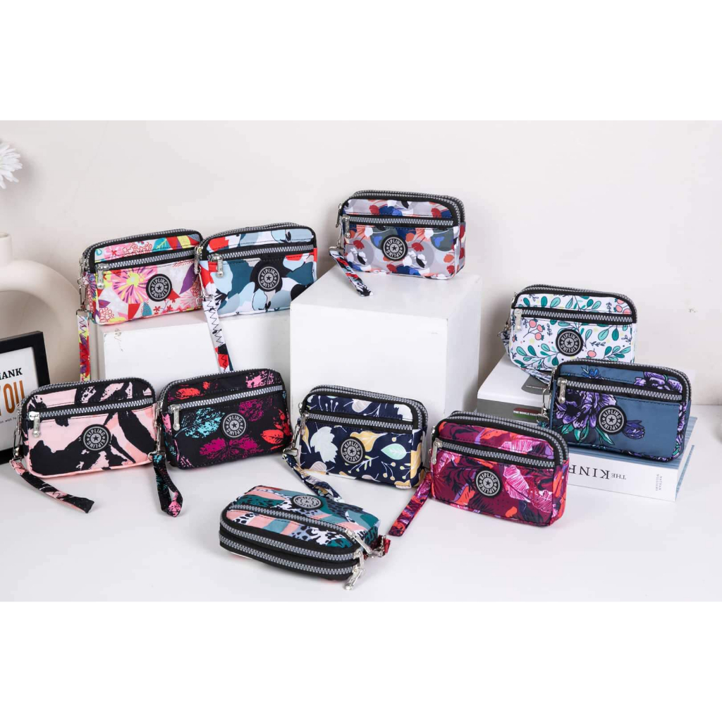 Hello Anna！New 3 zipper pouch mini wallet Coin purse women's ladies ...