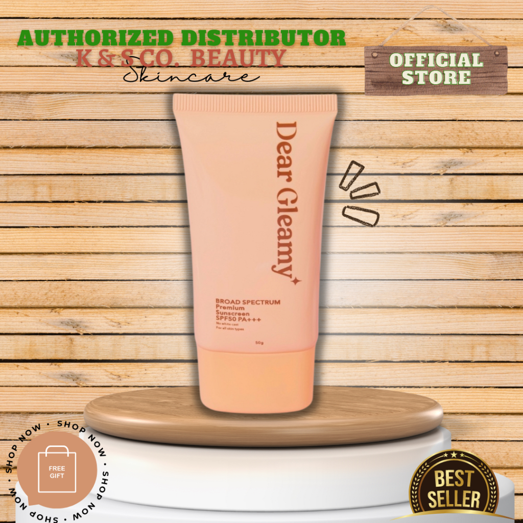 Dear Gleamy | Premium Brightening Sunscreen SPF 50+++ | Shopee Philippines