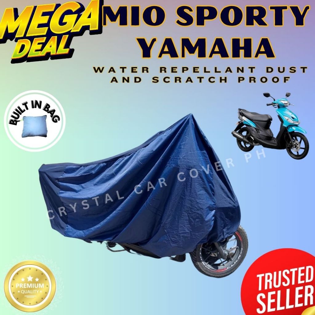 MIO SPORTY YAMAHA HIGH QUALITY MOTOR COVER - WATER REPELLANT SCRATCH ...