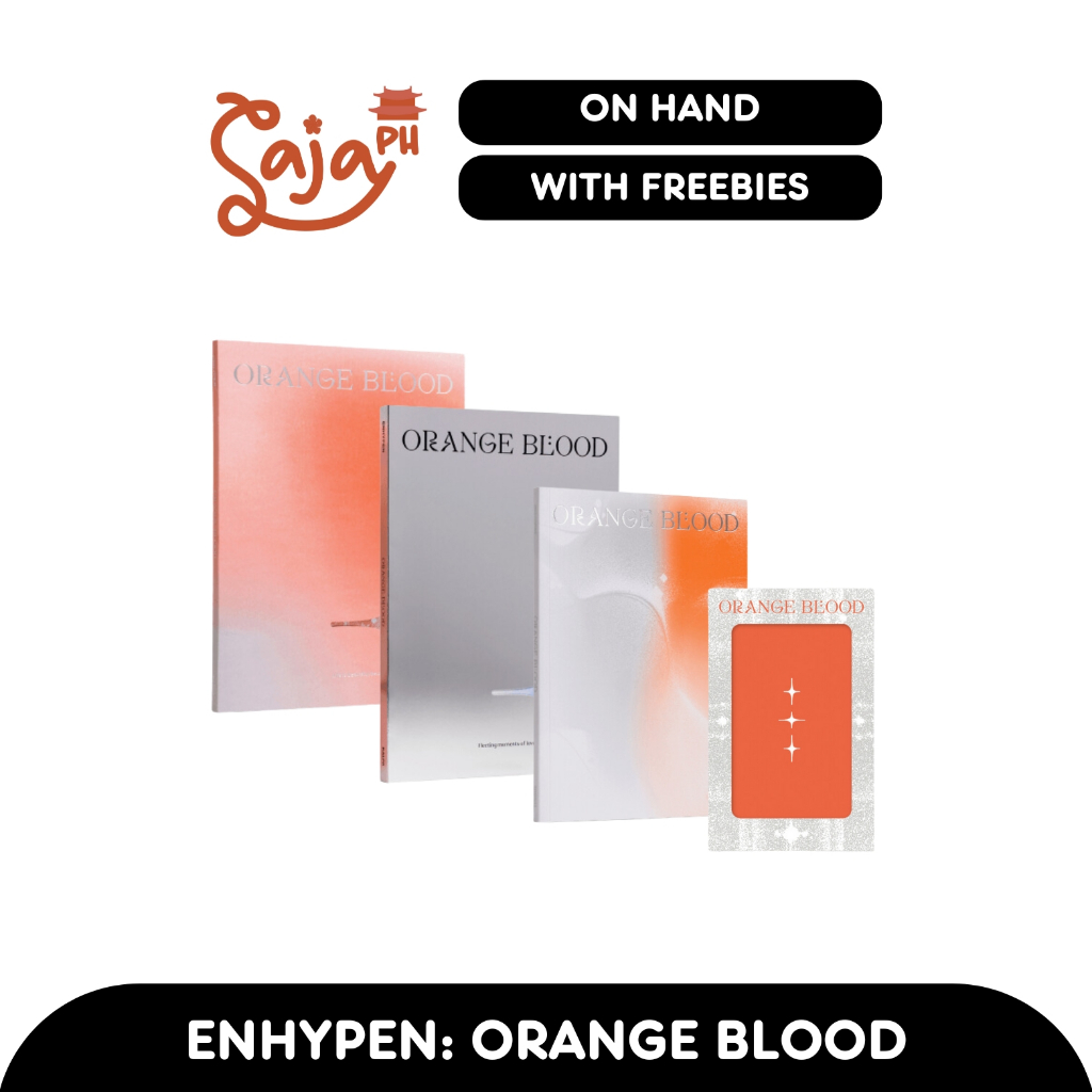 [OFFICIAL | SEALED] ENHYPEN: ORANGE BLOOD ALBUMS - ALL VERSIONS ...
