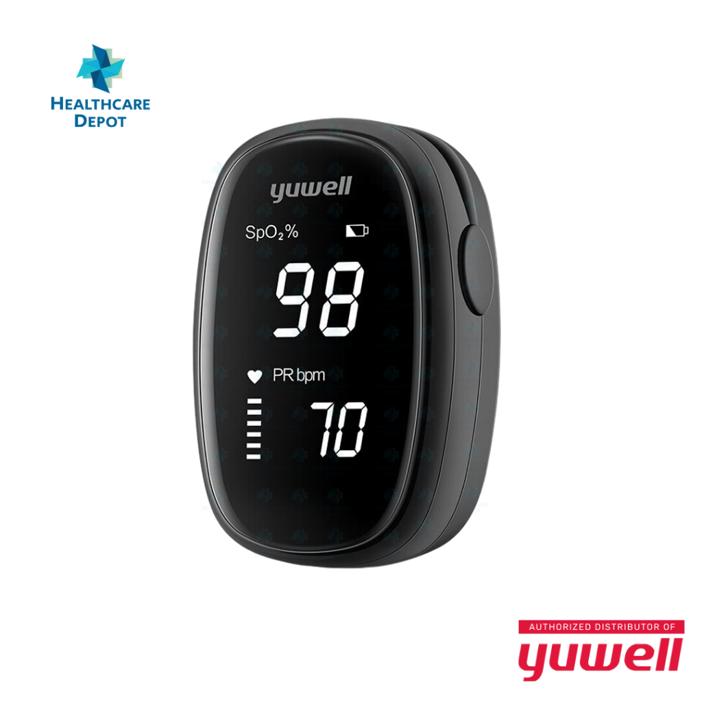 Yuwell Pulse Oximeter with Pulse Rate Display - YX103 Black | Shopee ...