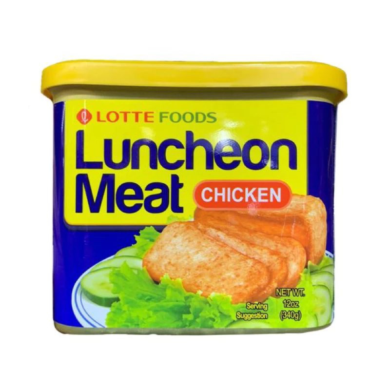 LOTTE Luncheon Meat CHICKEN & Royal Smokehouse Luncheon Meat CHICKEN ...