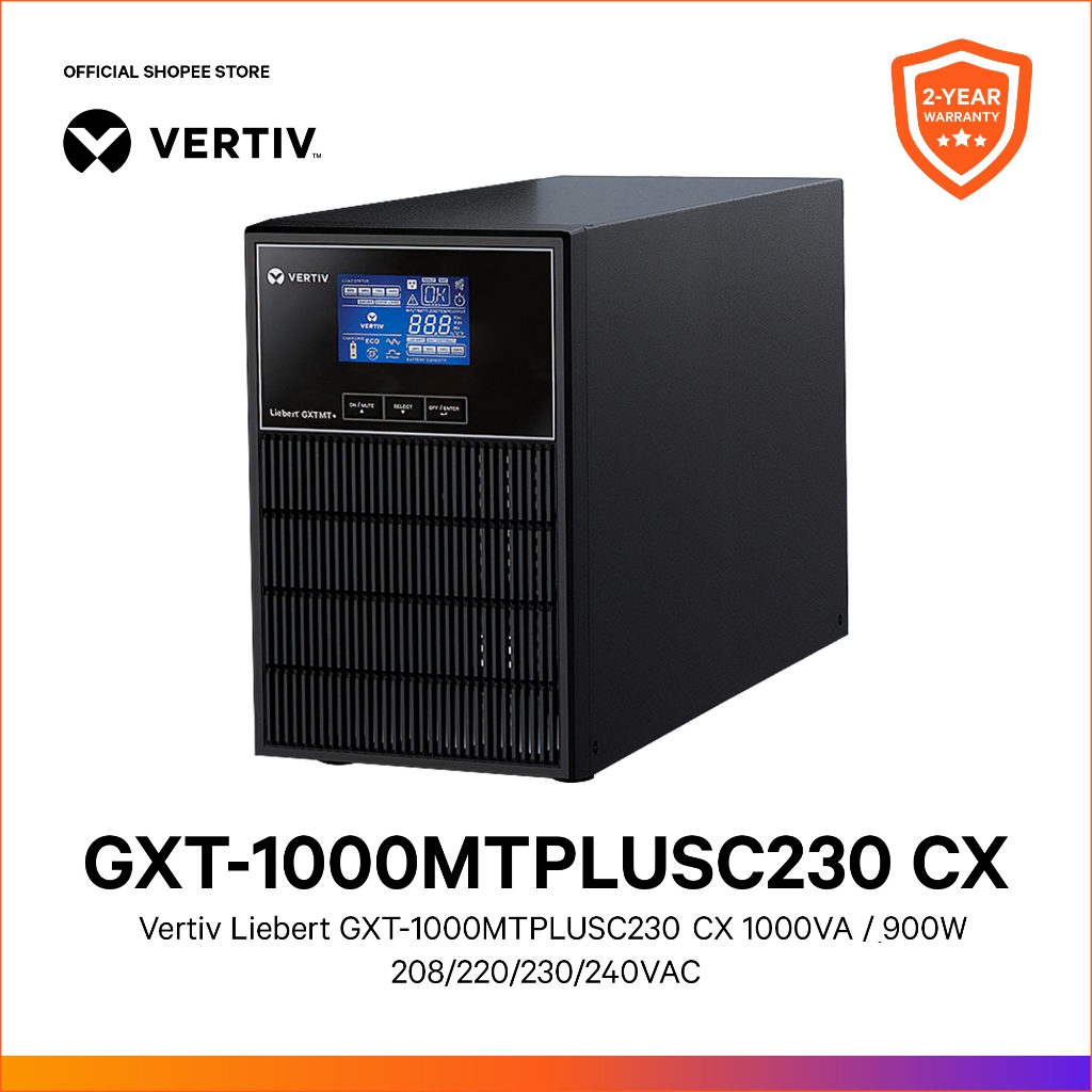 Vertiv™ Liebert® GXT MTPLUS CX 1000VA/900W, 240V Mini-tower UPS | Shopee Philippines