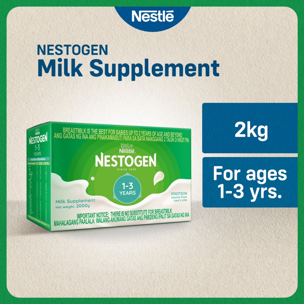 NESTOGEN 1-3 Years Milk Supplement for Children 2kg | Shopee Philippines