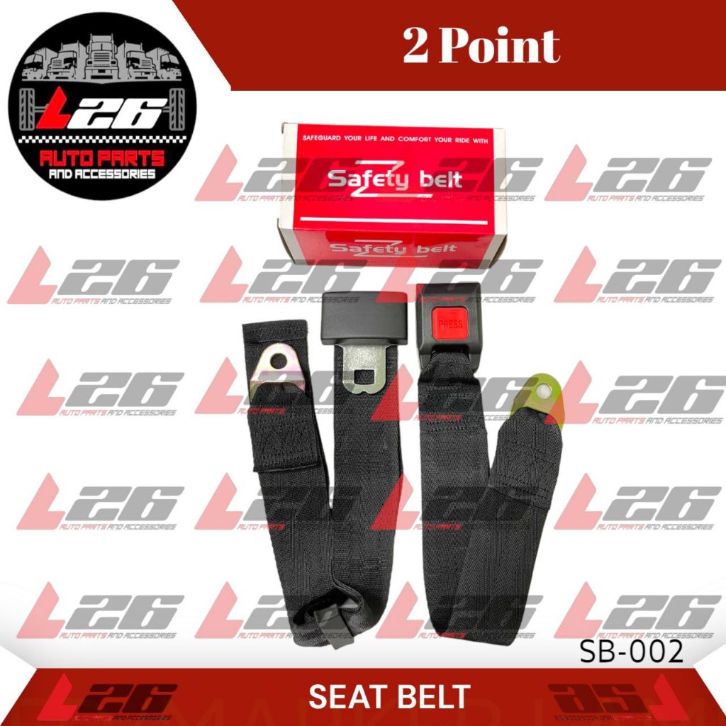 Universal 2POINTS Seat Belt Two Point Safety Security Belts FOR Car ...