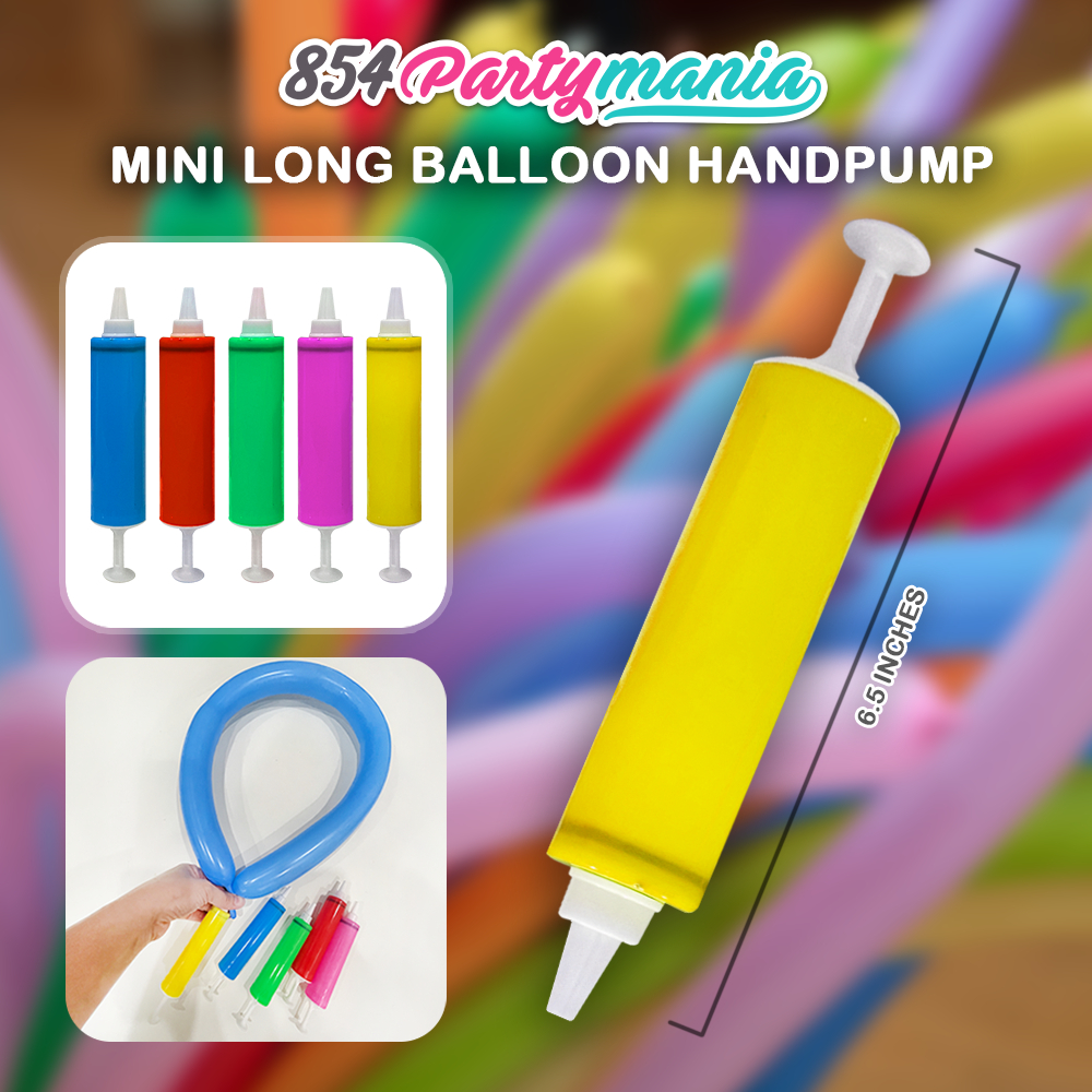 Mini Long Balloon Hand Pump - Colorful Manual Inflators | Shopee ...