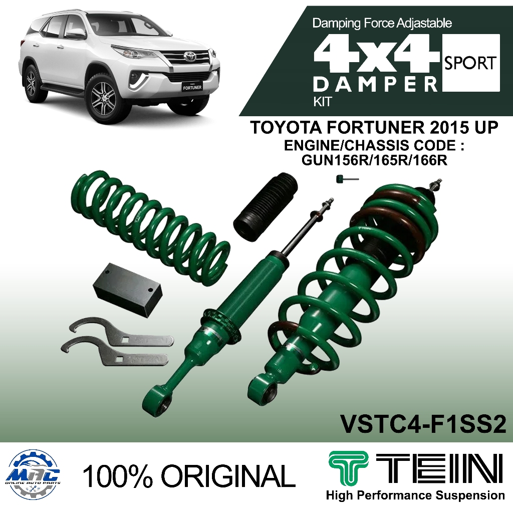 TEIN 4x4 Damper Sport Kit for TOYOTA FORTUNER 2015 UP SHOCK ABSORBER ...