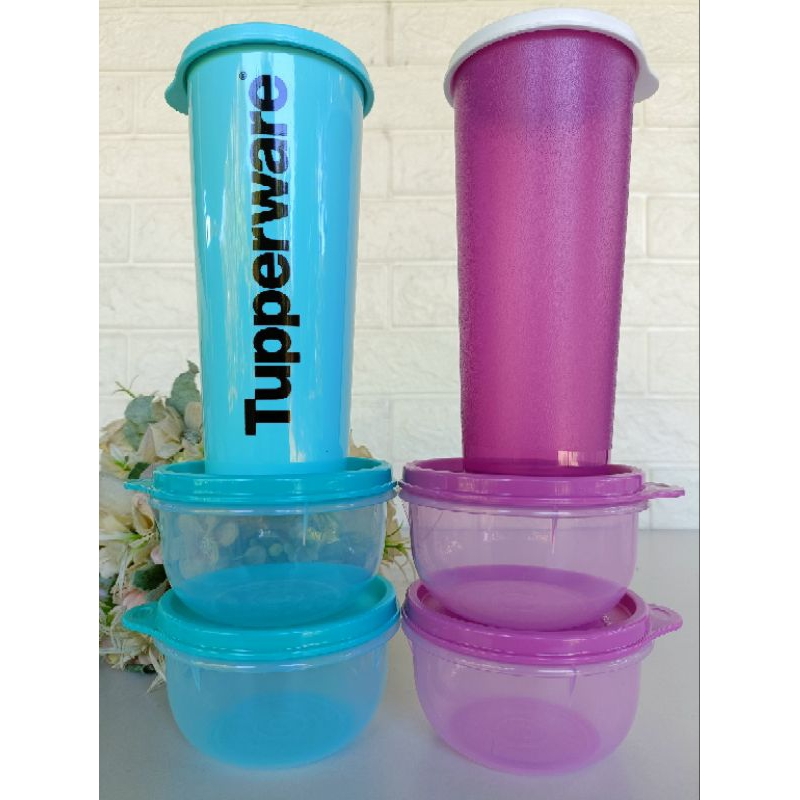 Tupperware Little Bowl + Giant Tumbler set | Shopee Philippines