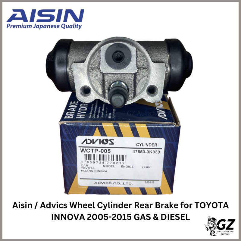Aisin / Advics Wheel Cylinder 1" Rear Brake for TOYOTA INNOVA 2005-2015 ...