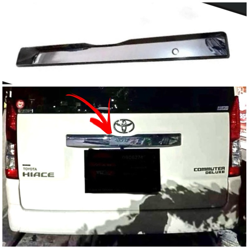 Toyota Hiace Commuter Deluxe 2019 - 2025 Trunk Lid Chrome | Shopee ...
