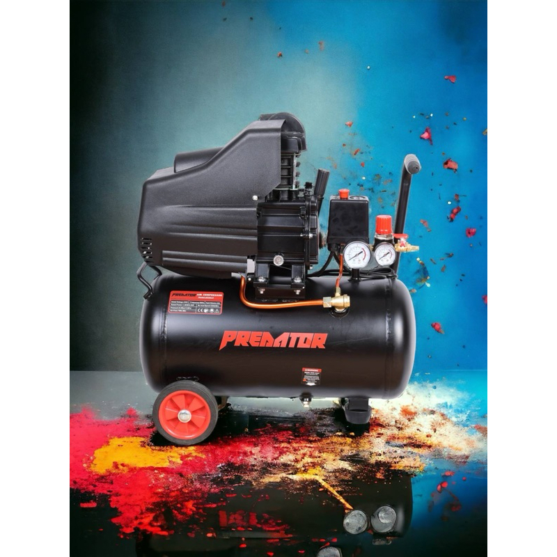 Predator USA 2hp air compressor 24 liters/ 1HP 24Liters oil less and ...