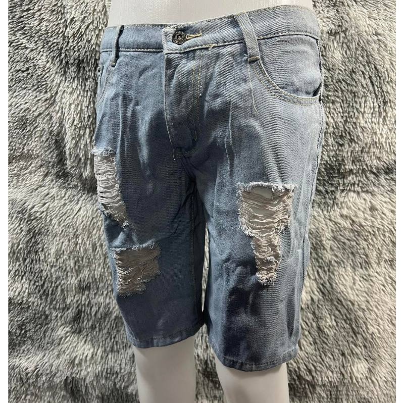 RRJ Men's Light blue Maong Shorts Denim Short For Men | Shopee Philippines