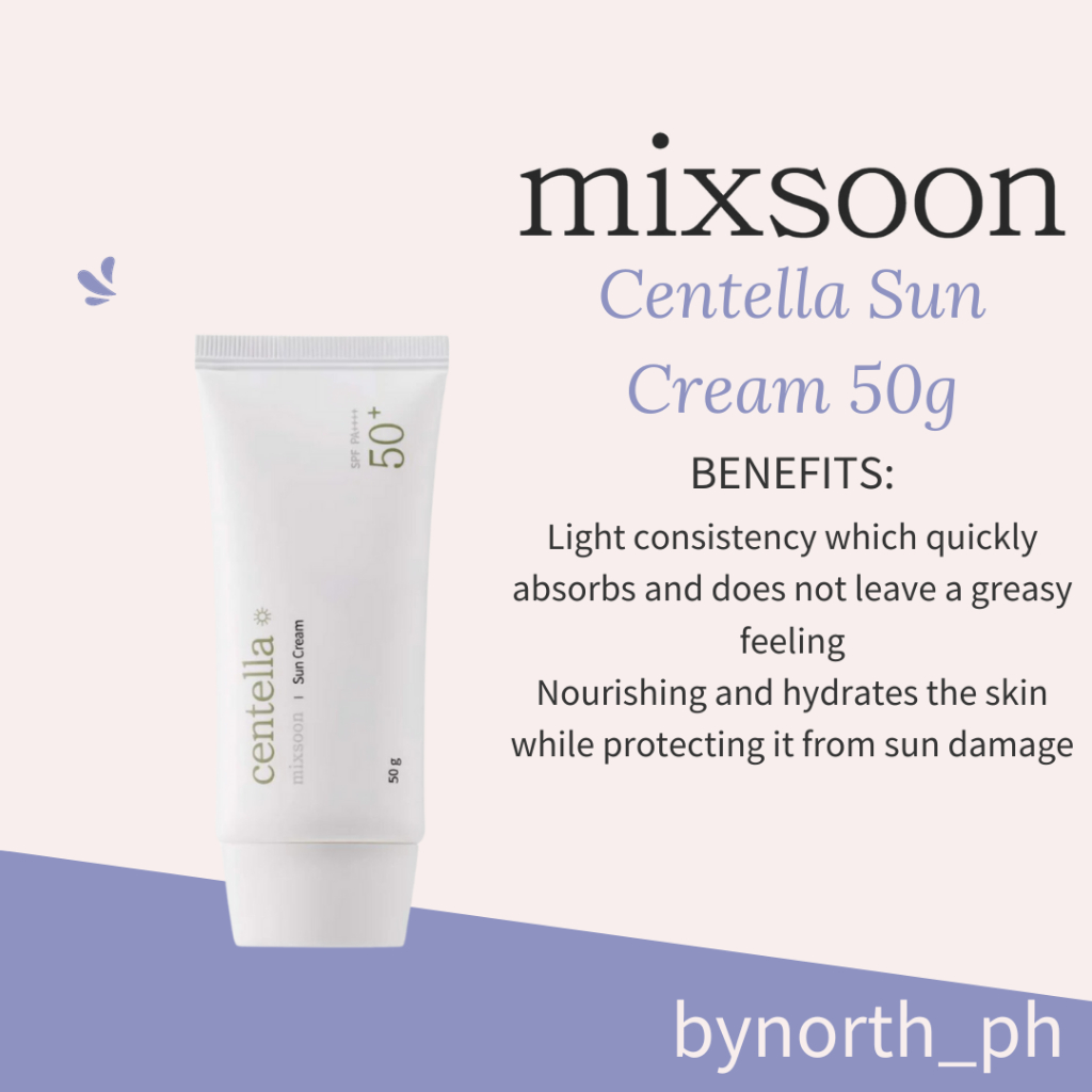 MIXSOON - Centella Sun Cream 50g | Shopee Philippines