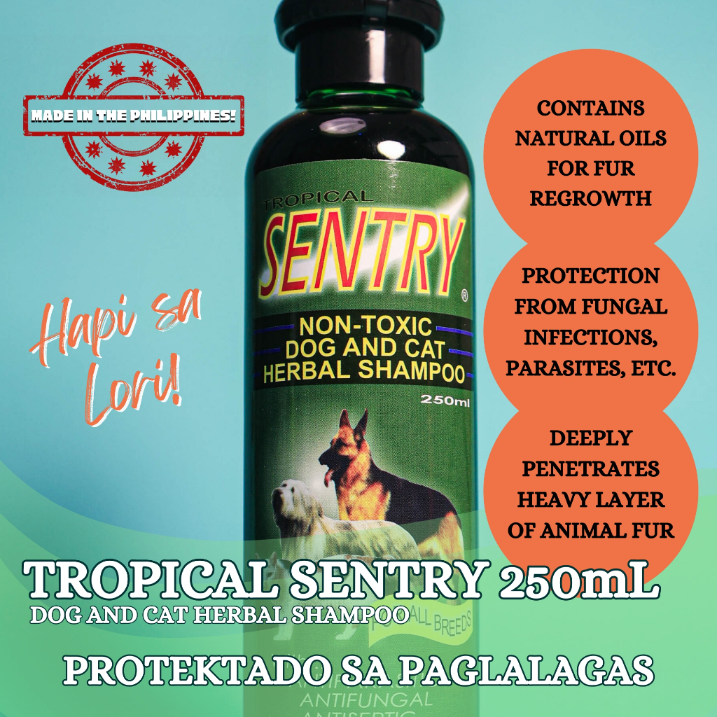 Tropical Sentry Non Toxic Dog and Cat Herbal Shampoo for All Breeds ...