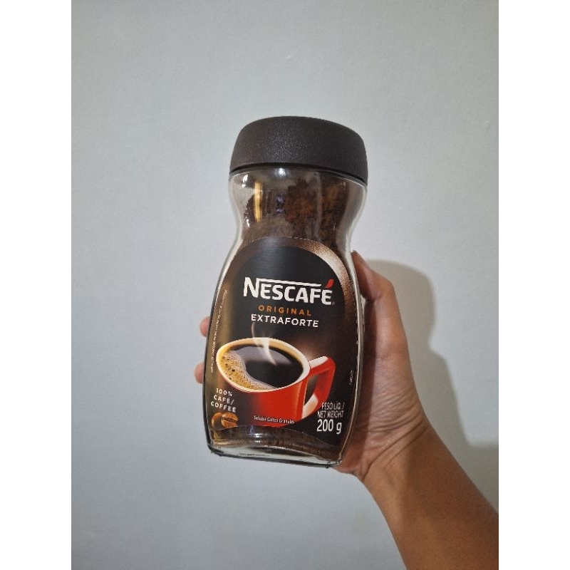 Large Nescafe Original Extraforte 200g 100% Coffee | Shopee Philippines