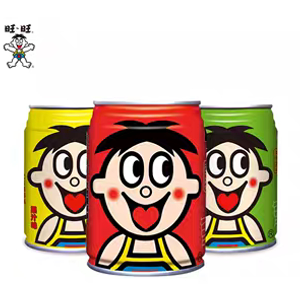 Wang Wang Milk Drink Mixed Fruit (yellow) / Apple (green) 245ml - 24 ...