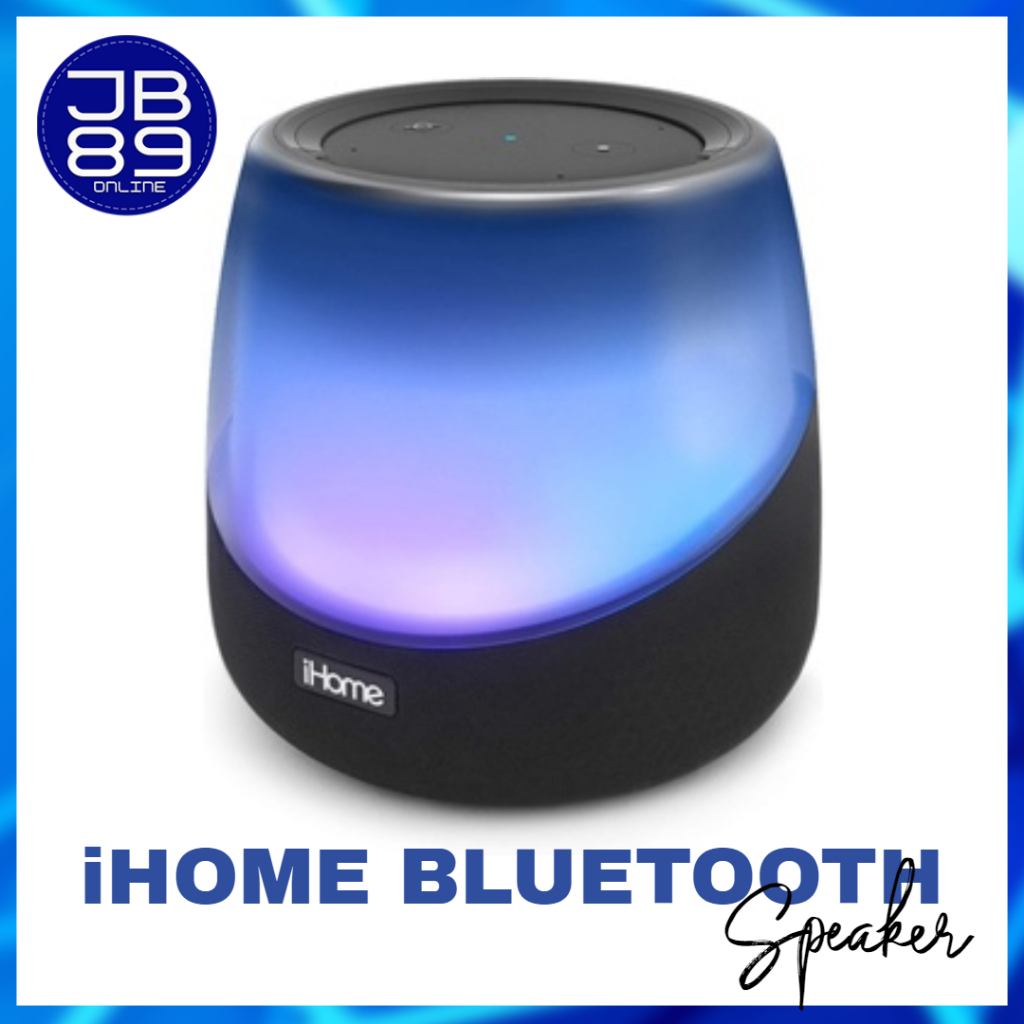 JB89 iHome Color Changing Bluetooth Smart Rechargeable Speaker Alexa ...