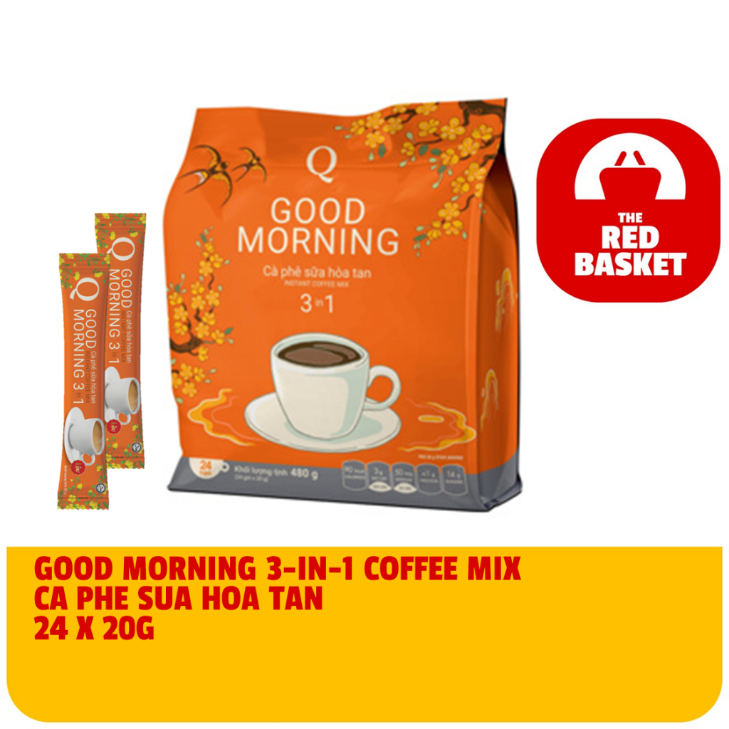 GOOD MORNING 3IN1 INSTANT COFFEE MIX 24 X 20G | Shopee Philippines