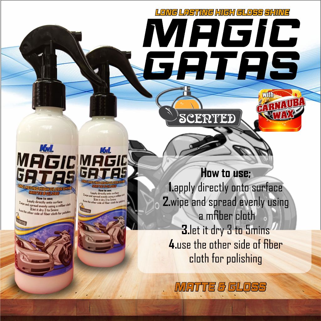 Premium Magic Gatas /Motorcycle & Car Wax Malapot at Non-Toxic ...