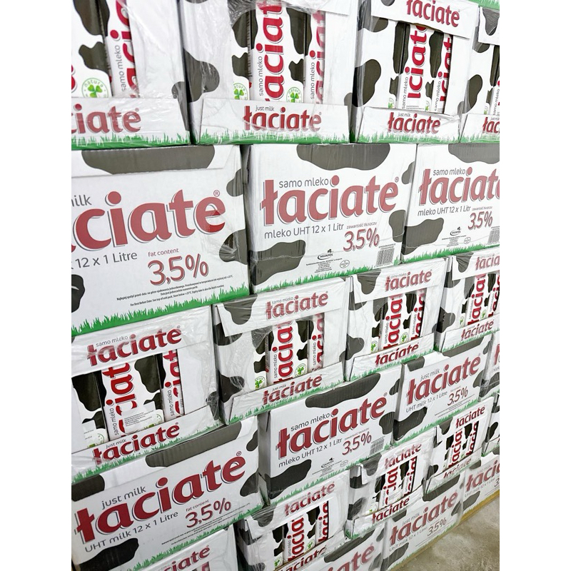 Laciate UHT milk (1 Liter 12pcs) 1 CASE PER WAYBILL ONLY | Shopee ...