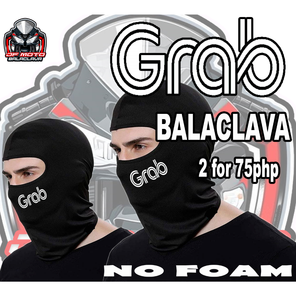 GRAB And Mototaxi Vinyl Logo Motorcycle Helmet FULL Face Cove BALACLAVA ...