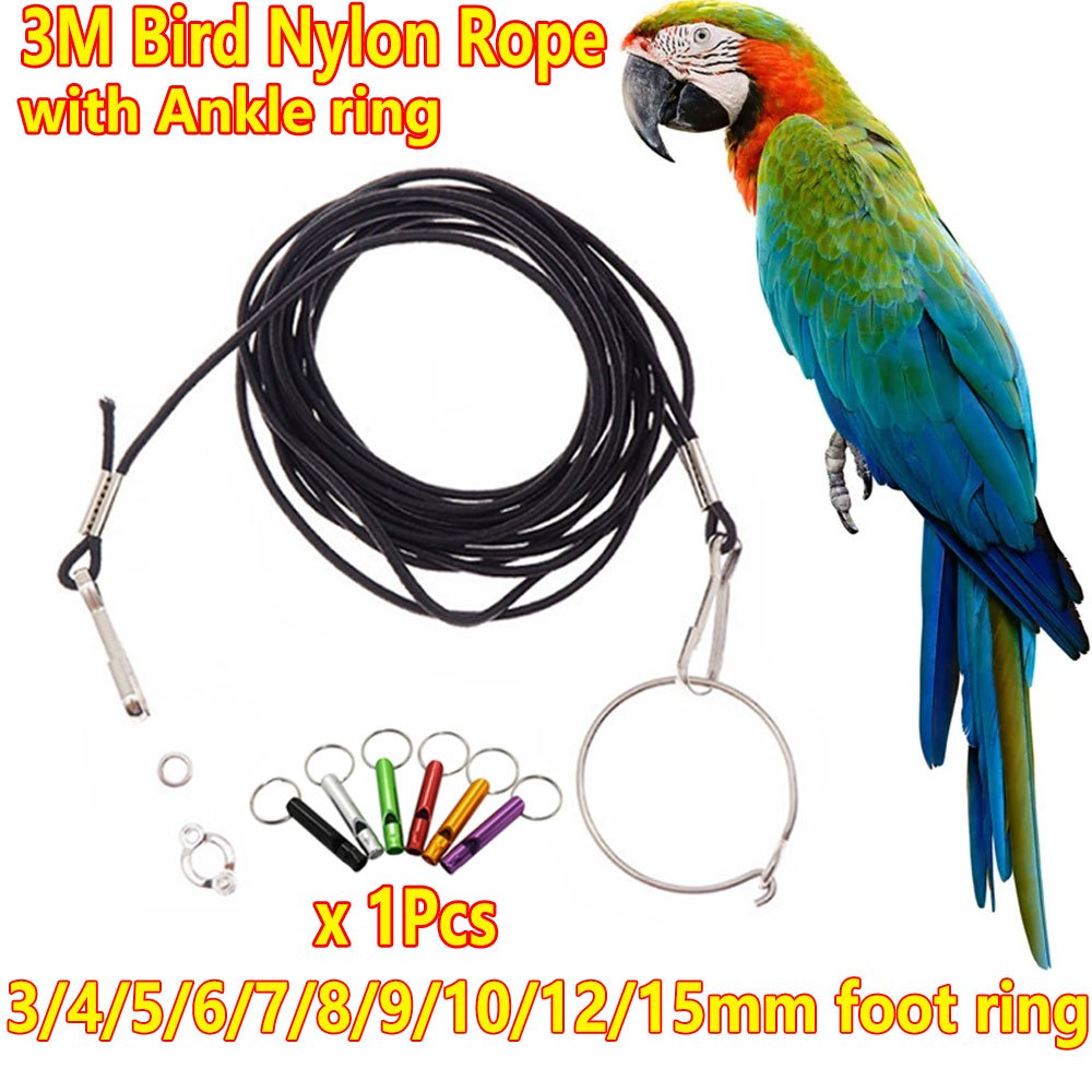 9.84ft Birds Flying Training Rope Nylon training Leash with training ...