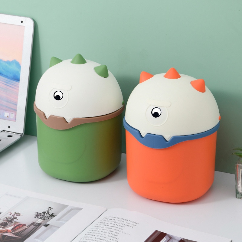 Cute Alien Design Desk Trash Bin Trash Can | Shopee Philippines