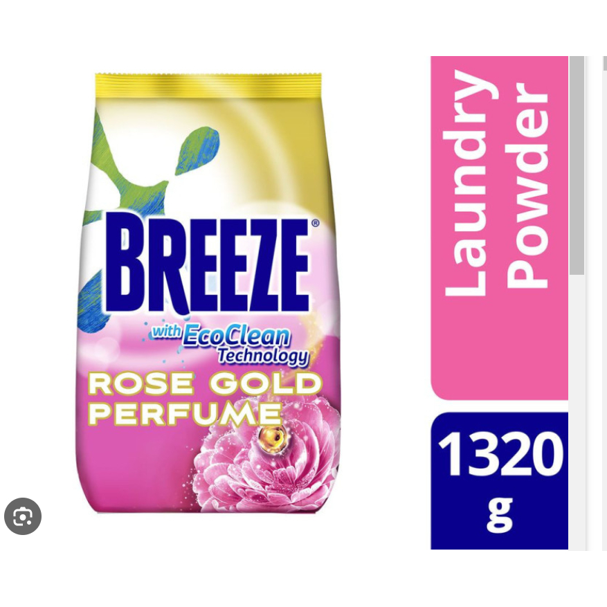 BREEZE ROSE GOLD 1320G POWDER DETERGENT LAUNDRY POWDER PUTING PUTI ...